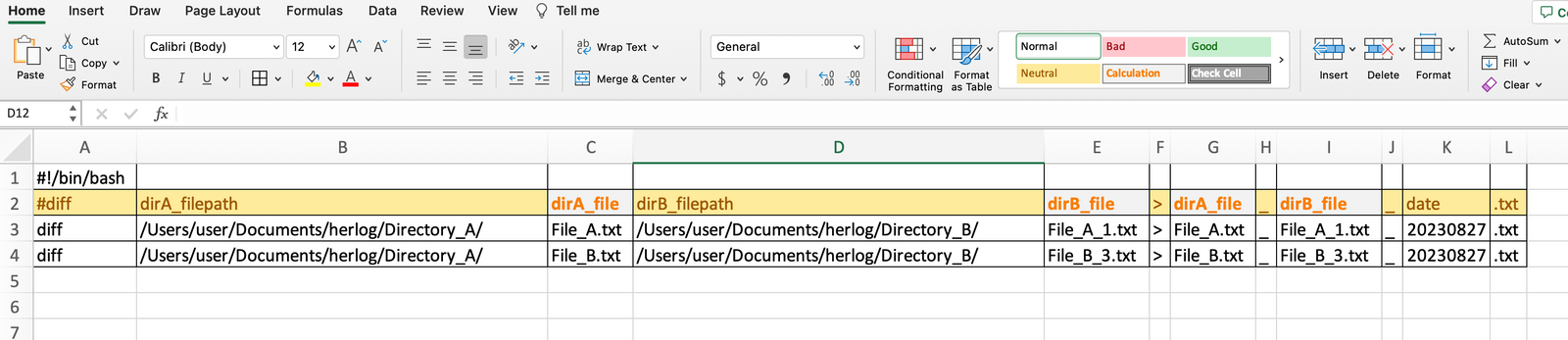 Two Ways To Get Started With Diff For Bioinformatics Using Python And Also Excel To Output A